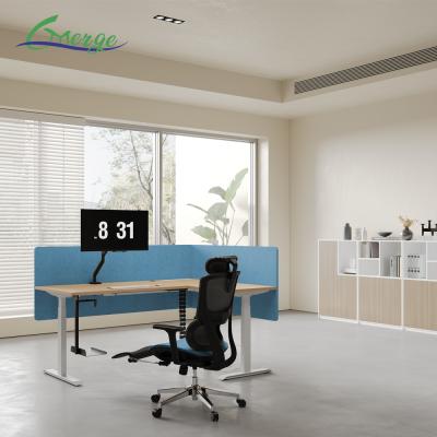 China Modernize Your Workspace with Uplift Power Lift Standing Desk 355 Lbs Weight Capacity for sale