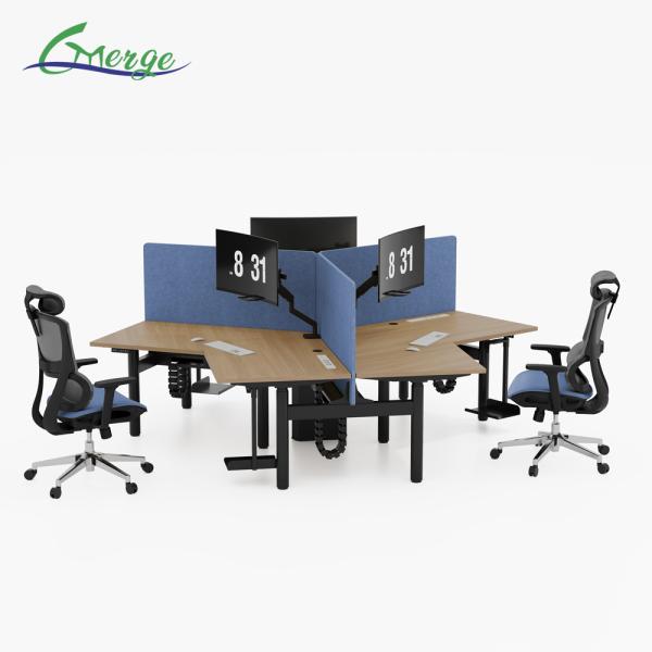 Quality Customized Size Uplift Standing Desk Assembly Required 355 Lbs Weight Capacity for sale