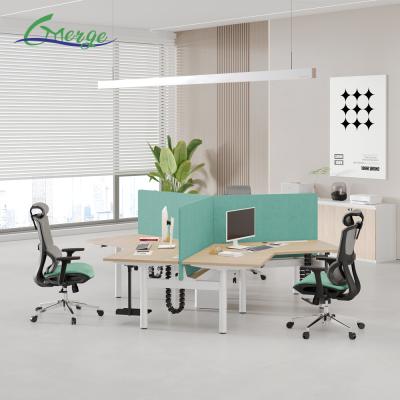 China Customized Size Uplift Standing Desk Assembly Required 355 Lbs Weight Capacity Customizable for sale