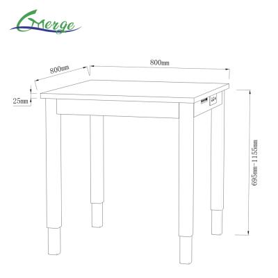 Китай Преобразите свою рабочую среду с помощью регулируемого по высоте стоячего стола Uplift с 4 предустановками памяти и системой управления кабелями продается