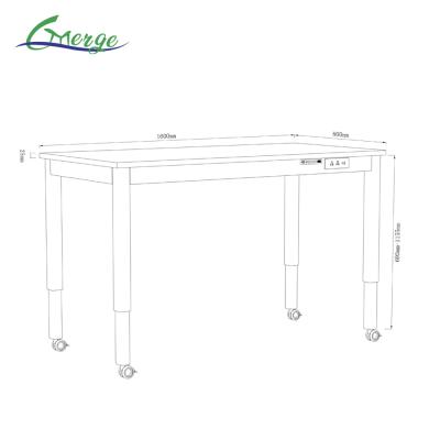 China Customized Size Uplift Motorized Adjustable Desk Must-Have for Office Furniture Solutions for sale