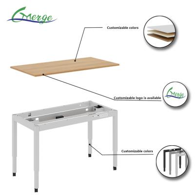China Customized Size Uplift Motorized Adjustable Desk Must-Have for Office Furniture Solutions for sale