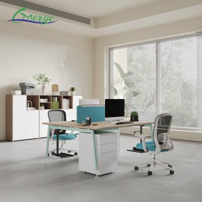 China Wood Open Space Office Workstation Lockable Drawers and Customizable Options for Business Needs for sale