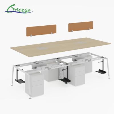 China Office Workstation Of Open Space Enhance Your Office with Multiple Shelf Options and Furniture for sale