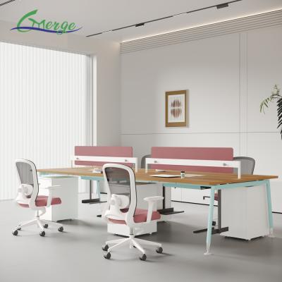 China Office Workstation Of Open Space Enhance Your Office with Multiple Shelf Options and Furniture for sale