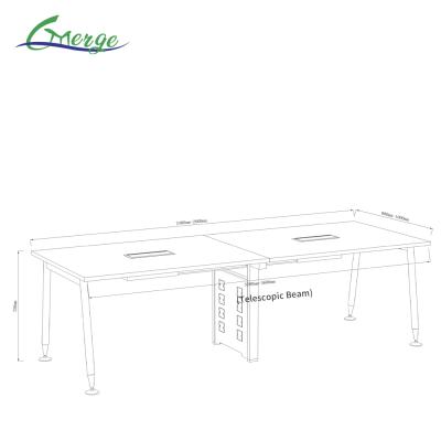 China Customizable and Modern Office Conference Table for a Professional and Productive Work Environment for sale