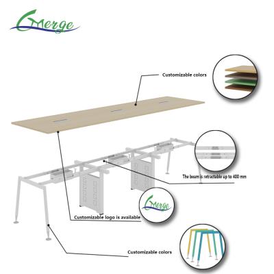 China Industrial Design Style Office Conference Table with 25mm Table Top Thickness and MDF/MFC/Plywood for sale
