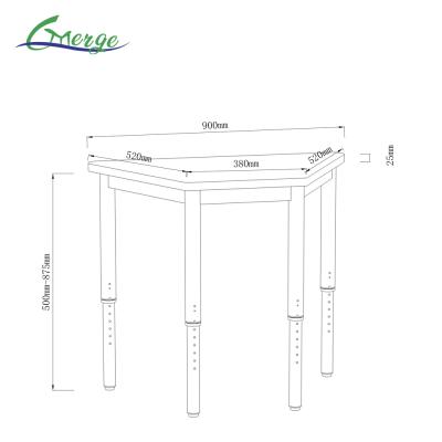 China Customized Size Uplift Standing Desk with 4 Memory Presets and Assemble Video Assistance for sale