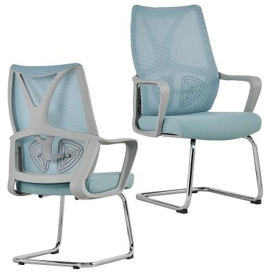 China Best Selling Durable Visitor Single Chair Meeting Room Chair Mesh Fabric Modern Conference Office Chair for sale
