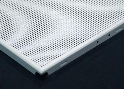 China Environmental Square  Clip In Ceiling Tiles , Metal acoustic ceiling tiles 12x12 for sale