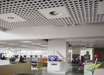 China Indoor Square Metal Grid Ceiling System Paint coated ,  film coated Anti - Corrosion for sale