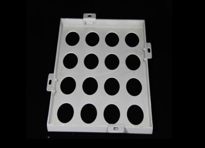China Square Pillars Ornament Solid Perforate Aluminum Wall Panels For Concrete for sale