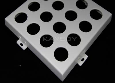 China PVDF / PE  Perforated Metal Ceiling /  Aluminum Wall Panels With Architectural Louver Window for sale