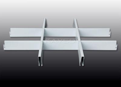 China Akzo Nobel Powder Coating Square Metal Grid Ceiling Board 600 x 600  with ISO CE for sale