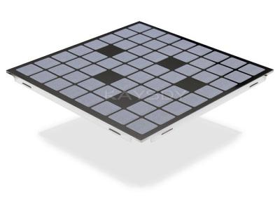China Aluminum Square Clip In Ceiling Tiles With Roll Coating for interior partitions for sale