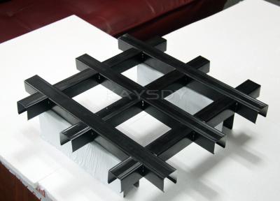 China Moisture Proof Metallic Aluminum Ceiling Grid Plain & Perforated Pattern For mall , hospital for sale