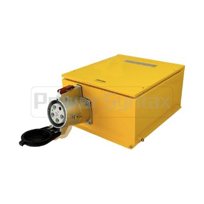 China 5P 250A IP67 380V Receptáculo Bloco de terminais Caixa de soquete PowerSyntax Corrente alta montada na parede à venda