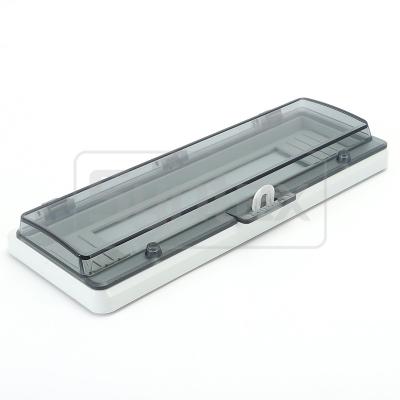 China Janela articulada impermeável 13 Polos do policarbonato IP67 com tampa transparente 250*101*28mm à venda