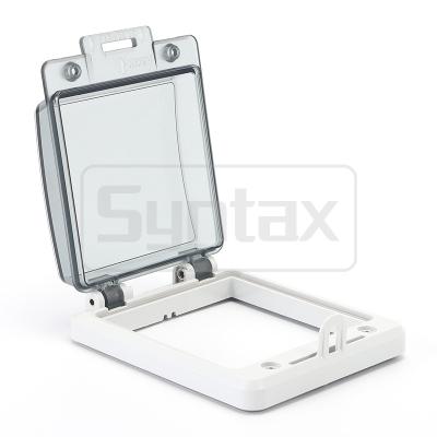 Cina La sintassi AW86 IP67 impermeabilizza Windows provvisto di cardini per i commutatori della parete 107*129.5*32.5mm in vendita