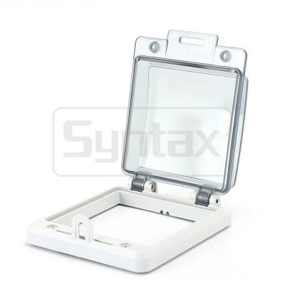 Cina La sintassi AW86 IP67 impermeabilizza Windows provvisto di cardini per i commutatori della parete 107*129.5*32.5mm in vendita