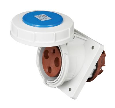 China IP67 protegem contra intempéries 3 a corrente avaliada industrial dos pinos do soquete 3 da fase 63Amp à venda