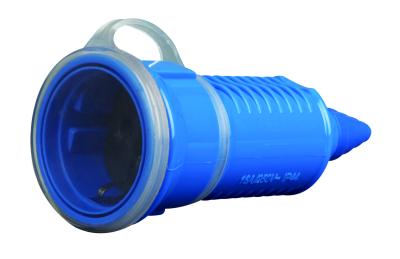 China 16 Ampèren de Blauwe Waterdichte van de Stopcontactdoos Maximum 45 K Temperatuur heffen 86 X 86mm op Grootte Te koop