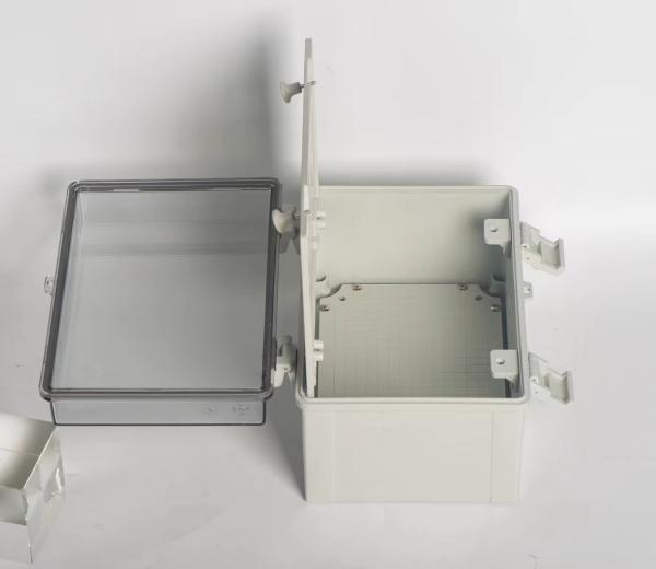 Sintassi JH1B Box di distribuzione montata a parete Chiusura porta trasparente Tipo PC Casella di controllo elettrica grigia elettrica 300*200*170
