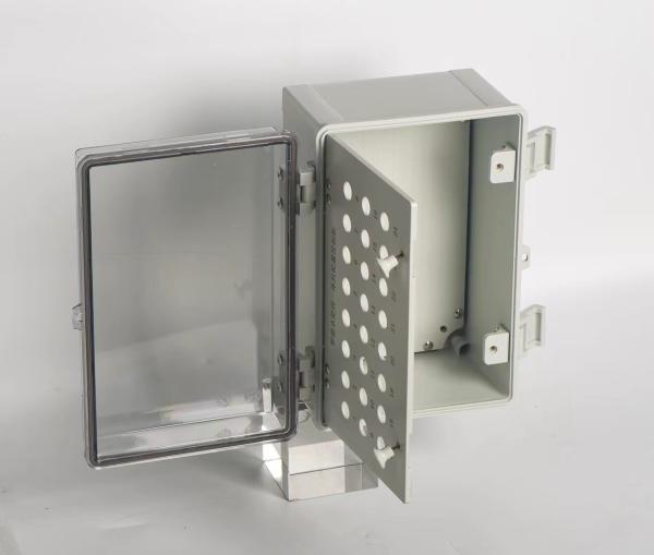 Sintassi JH1B Box di distribuzione montata a parete Chiusura porta trasparente Tipo PC Casella di controllo elettrica grigia elettrica 300*200*170