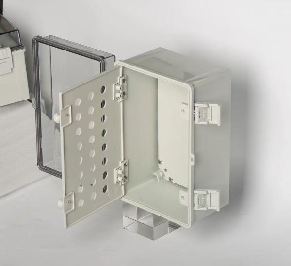 Sintassi JH1B Box di distribuzione montata a parete Chiusura porta trasparente Tipo PC Casella di controllo elettrica grigia elettrica 300*200*170