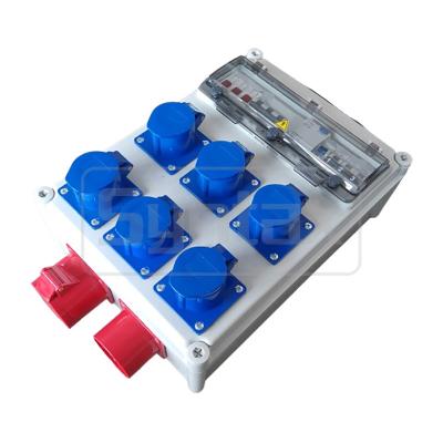 Cina Syntax JJ17 Box di distribuzione 32AMP a tre fasi di protezione da perdite di terra in vendita