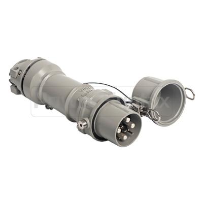China PowerSyntax Shore Power High Current Industrial Male Plug Straight Type 4P 250A 400V IP67 Part No. MB250A-AP-S for sale