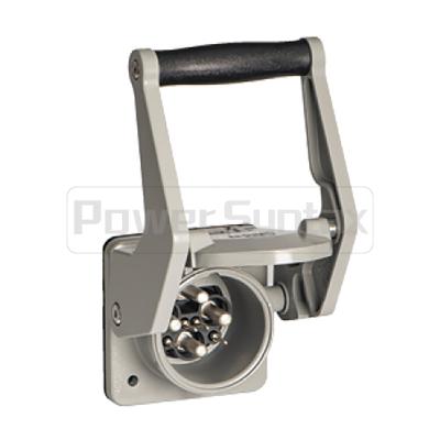 China PowerSyntax Shore Power High Current Industrial Panel Mounted Male Socket 4P 250A 400V IP67 Part No. MB250A-BP for sale