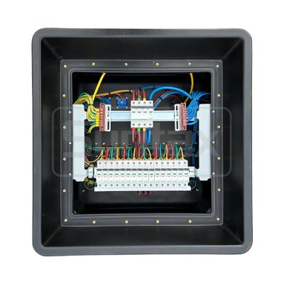 China Syntax MD3 5P 63A Three Phase Portable Distribution Boards HDPE IP67 With Breakers for Event Power 630x430x680mm for sale