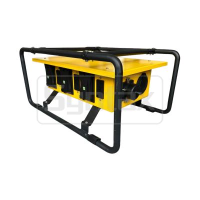 China Syntax 50A Temporary Power Distribution Box 6-Straight Blade Outdoor Rated GFCI 20A UL listed for sale