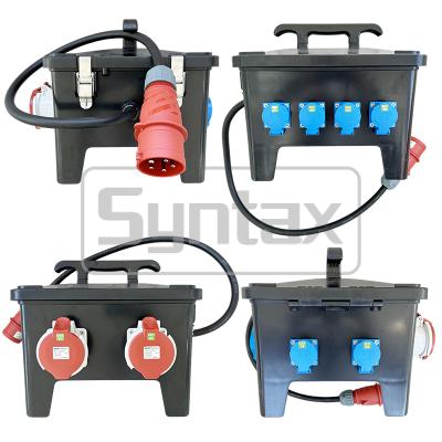 China Syntax MP24 IP67 Waterproof Portable Power Distribution Unit 32A/5P with Polycarbonate Resin Construction for sale