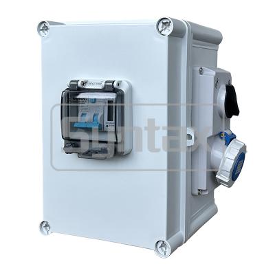 China Syntax BF1 16A Interlocked 1 Way 16A RCBO Metered Caravan & Holiday Hook Up Point Connection Unit 220*340*150mm for sale