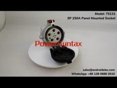 PowerSyntax 5P 250A IP67 380V Heavy Duty High Current Industrial Socket Part No. 75131