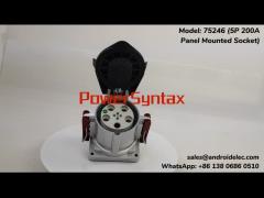 Power Syntax 4P High Current Industrial Socket 200A IP67 380V Heavy Duty Part No. 75241