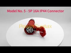 IP44雨保護産業電力ソケット、PAのプラグおよびソケットのコネクター