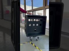 Syntax MD4 Drie fase 125A Waterdichte Power Distro Box Met Schneider Breaker Voor Stage Power Distribution 63x43x90cm
