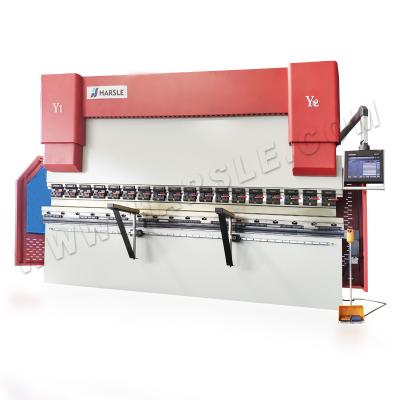 China HARSLE Brand Delem DA58T CNC system electro-hydraulic servo CNC press brake machine for sale