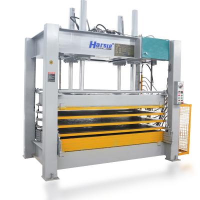 China HARSLE full automatic  hot press machine plywood production line for sale