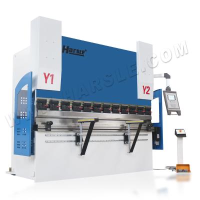 China China HARSLE 63T CE safety standard sheet metal CNC press brake bending machine for sale