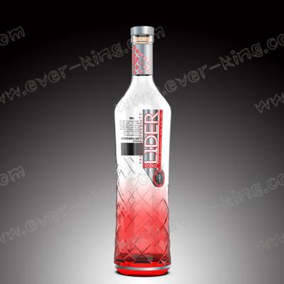 中国 水晶白い燧石の注文のガラス ビン贅沢な精神のための750/1000のML 販売のため