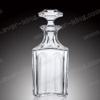 China Square Shaped empty 750ML Glass Tequila Bottles for sale