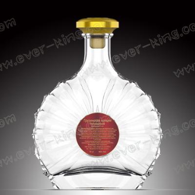 China ISO9001 het Cognacglasfles van luxealcoholische dranken Te koop