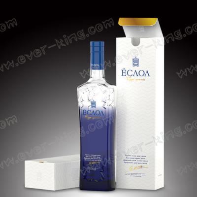 Cina Sigillamento di gomma Cork Cap Vodka Glass Bottle vuoto in vendita