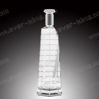 Cina La torre del doppio 750ML ha modellato le bottiglie di vetro del liquore in vendita