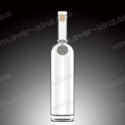中国 250ml 750mlを電気めっきする注文の曇らされたウォッカのガラス ビン 販売のため