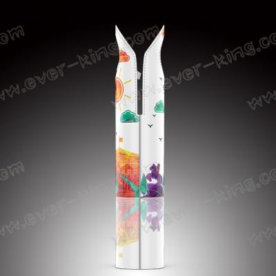 Cina 500ML Flint Glass Vodka Liquor Bottle con Cork Seal in vendita